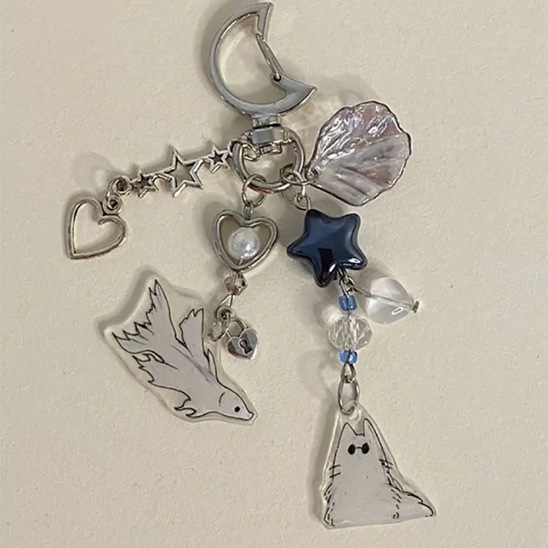 Handmade satosugu y2k keychain best friend - AliExpress 36