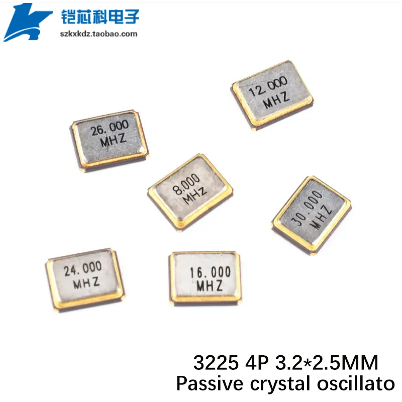 10Pcs-3225-4PIN-3-2-2-5MM-SMD-Passive-Crystal-Oscillator-10MHZ-12MHZ-13MHZ-16MHZ-24MHZ.jpg
