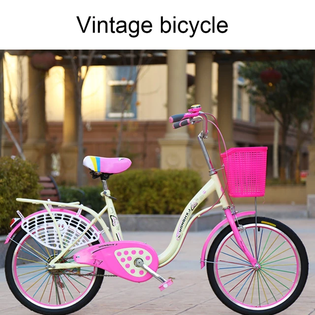 Lady Pink Vintage Bicycle