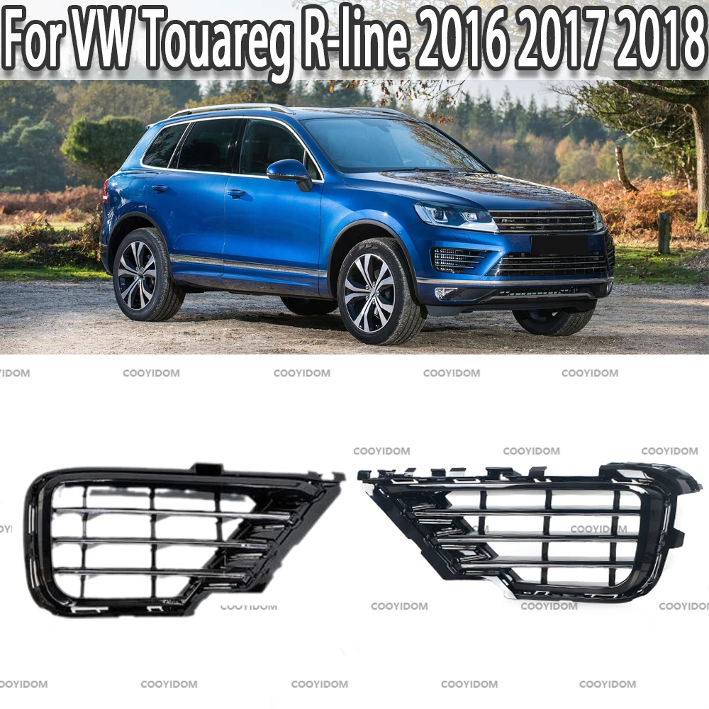 Car Left Right Front Bumper Fog Light Lamp Cover Grill For Volkswagen ...