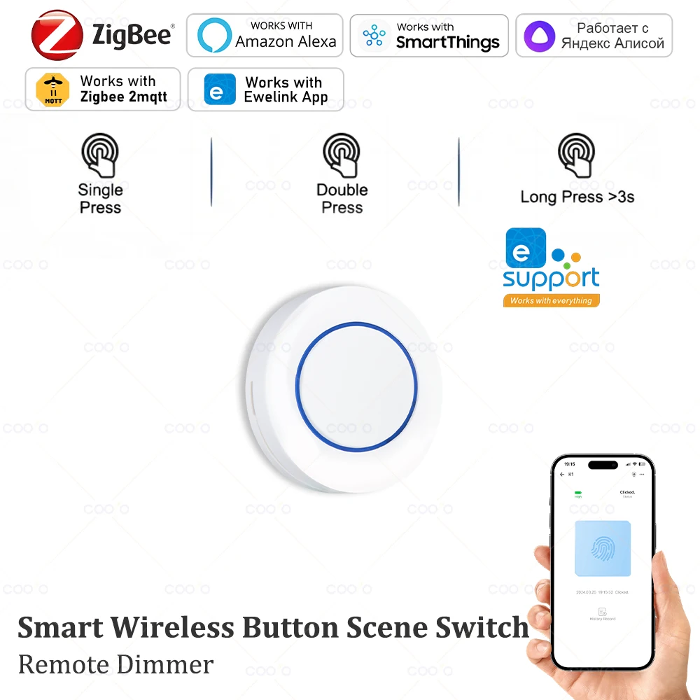 Ewelink-Zigbee-Wireless-Switch-Push-Scene-Button-Handy-Key-Wall ...
