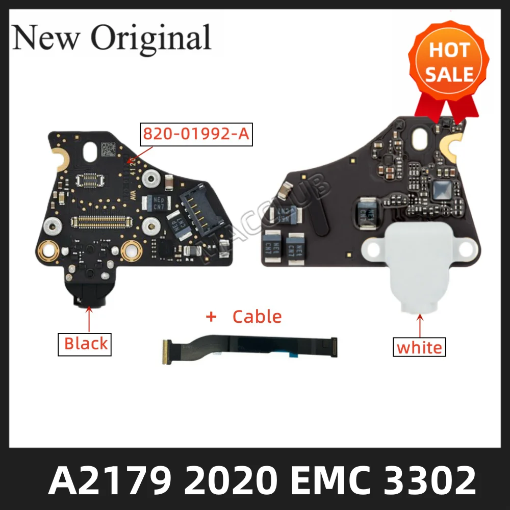 A2179 Audio Jack Board Flex cable 820-01992-A 821-02788-02 For MacBook Air 13" A2179 EMC 3302 ...
