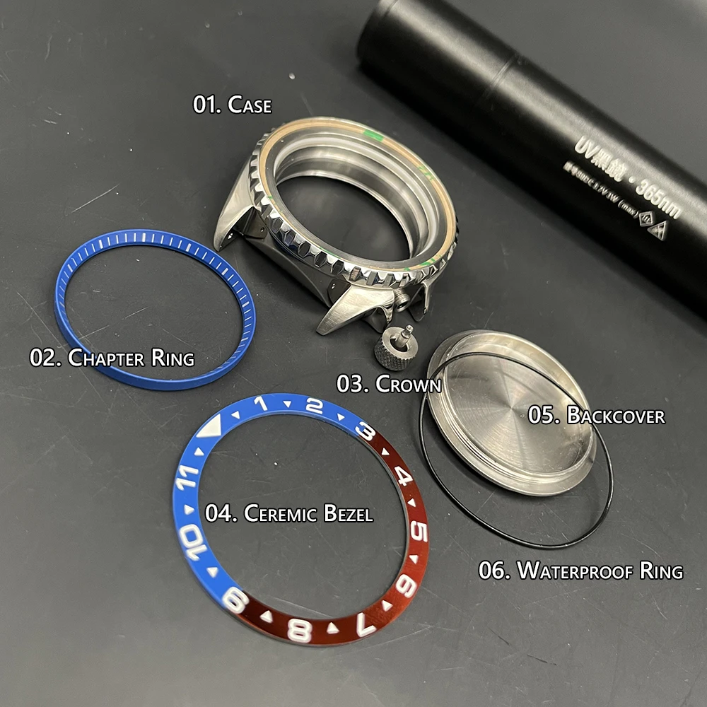 Seiko Skx/sprd Watch Case Stainless Steel Made Sapphire Crystal With ...