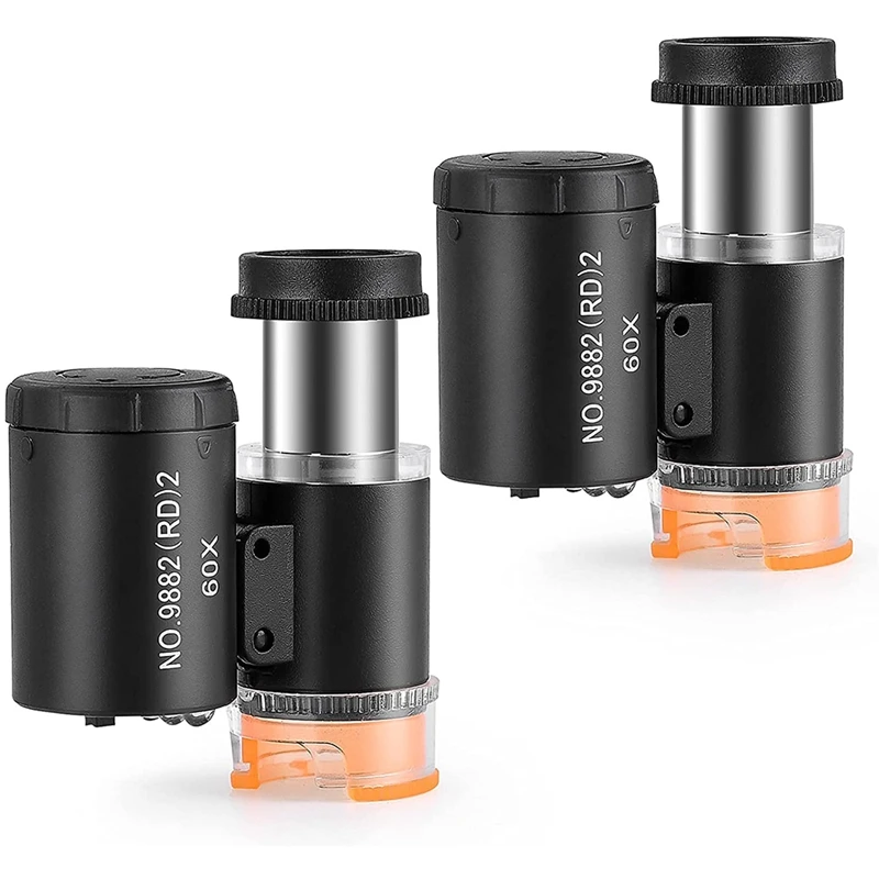 2-Pieces-60X-Mini-Pocket-Microscope-With-3-Light-Jewelers-Eye-Loupe ...