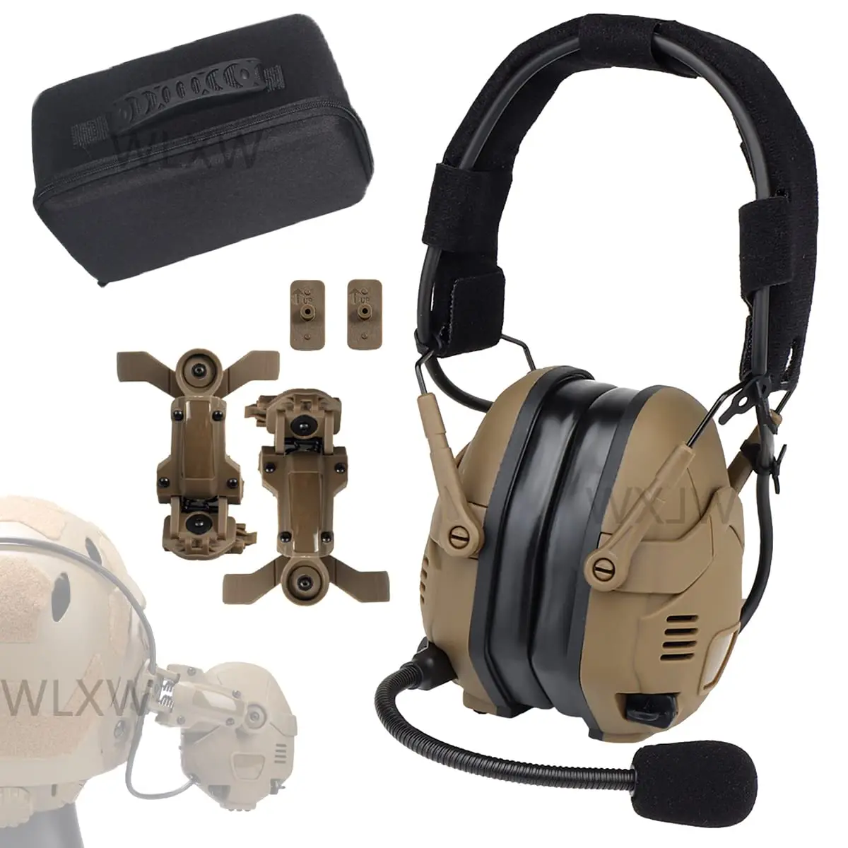 Tactical-Headset-Retractable-Bluetooth-Rechargeable-Noise-Cancelling ...