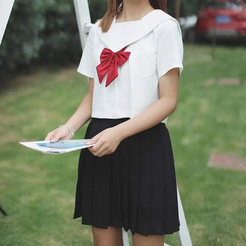 New-Sailor-Suit-Jk-Uniform-Female-Japanese-School-Uniform-College-Style ...