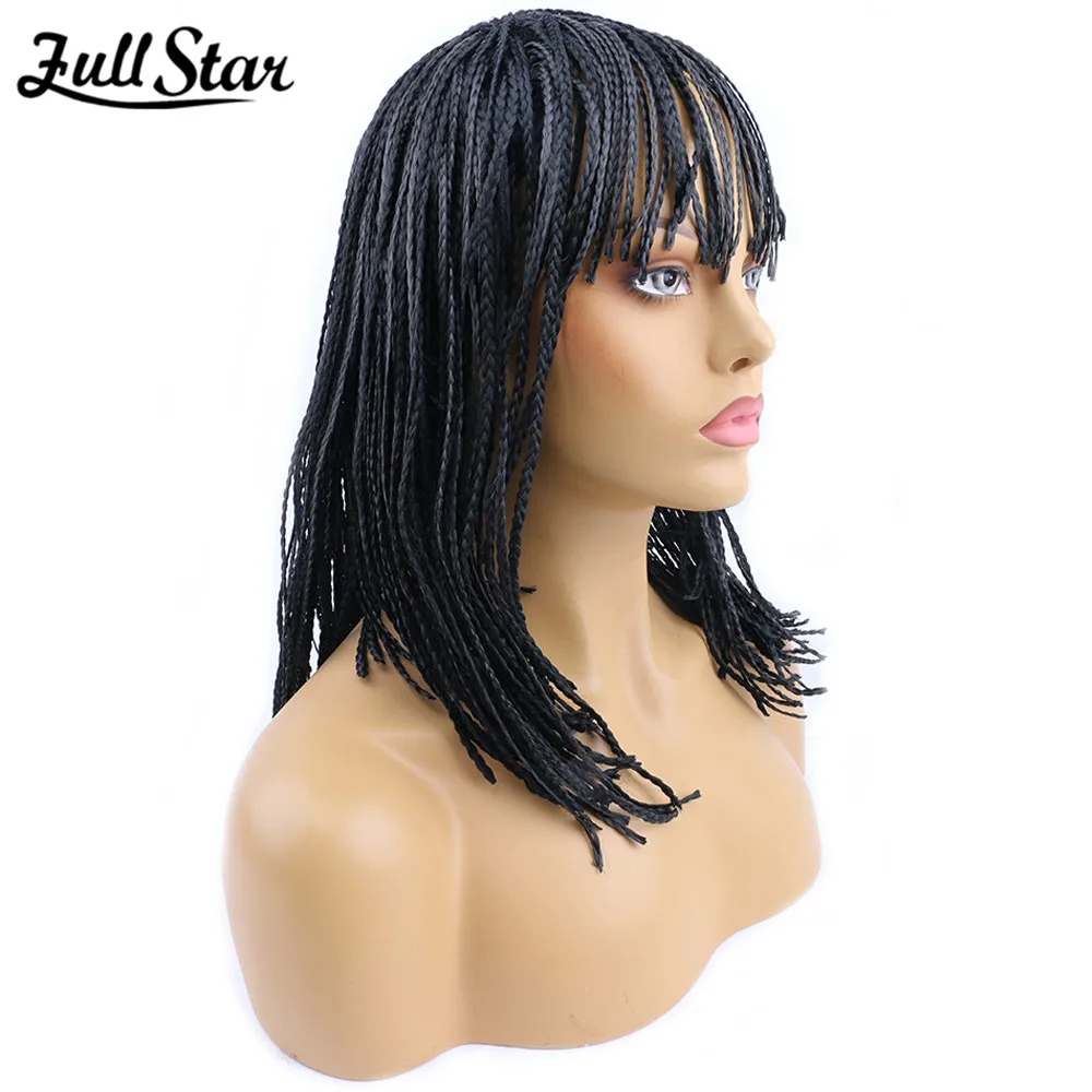 Full-Star-ZiZi-braids-Wig-with-Bangs-Synthetic-Hair-14Inch-Natural ...