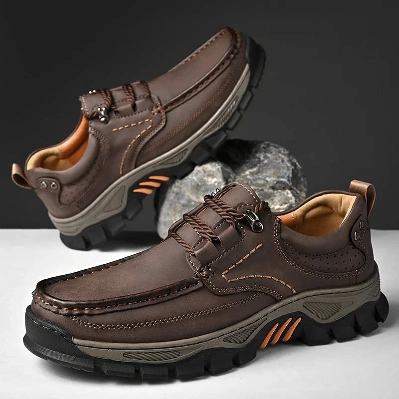 New Arrival Mens Casual Shoes Handmade Leather Loafers Comfortable Men ...