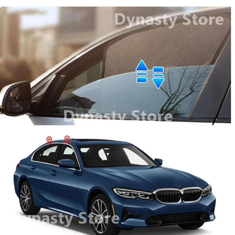 Suitable-for-BMW-3Series-Magnetic-Window-Sunshade-Front-Windscreen-Rear ...