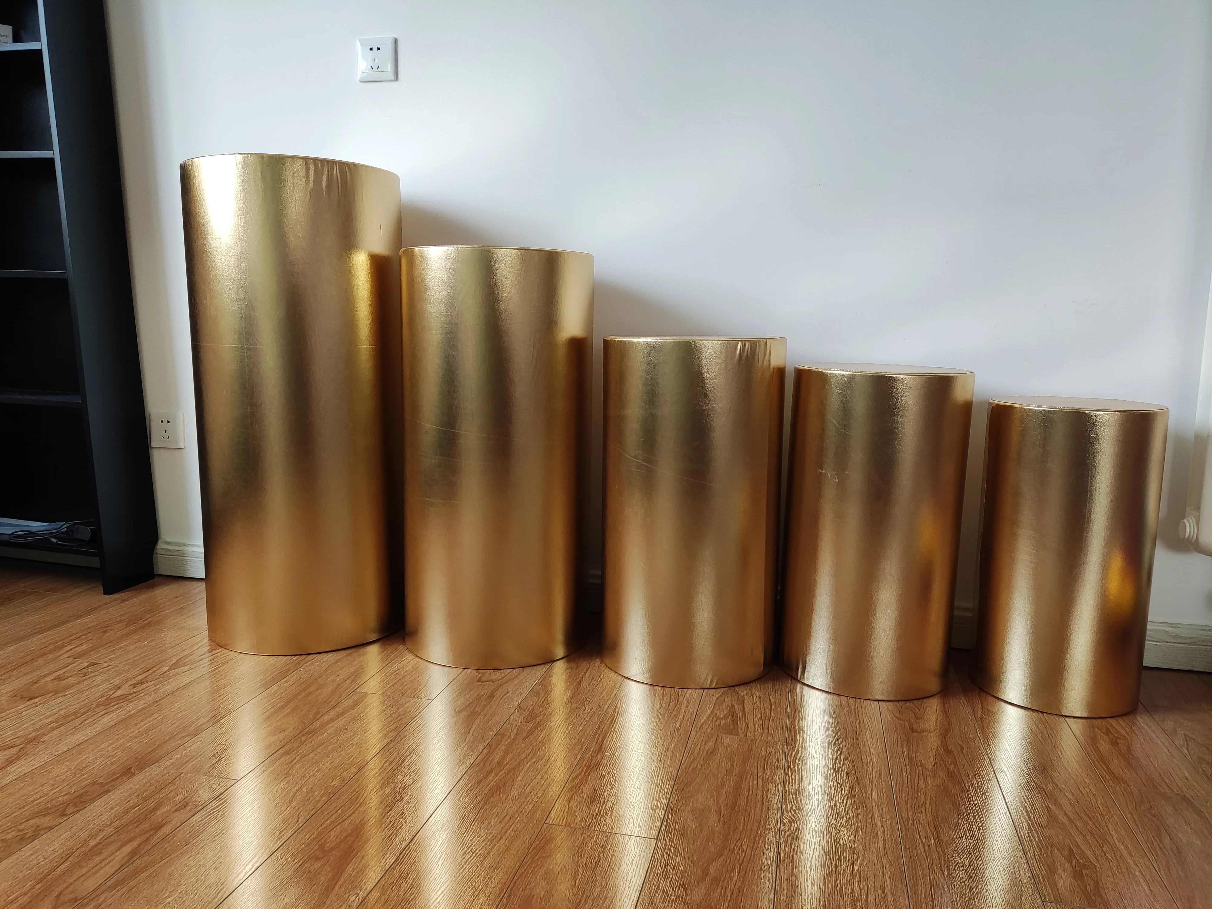 Elastic Cylinder Covers Cylinders Parties | Round Cylinder Pedestal ...