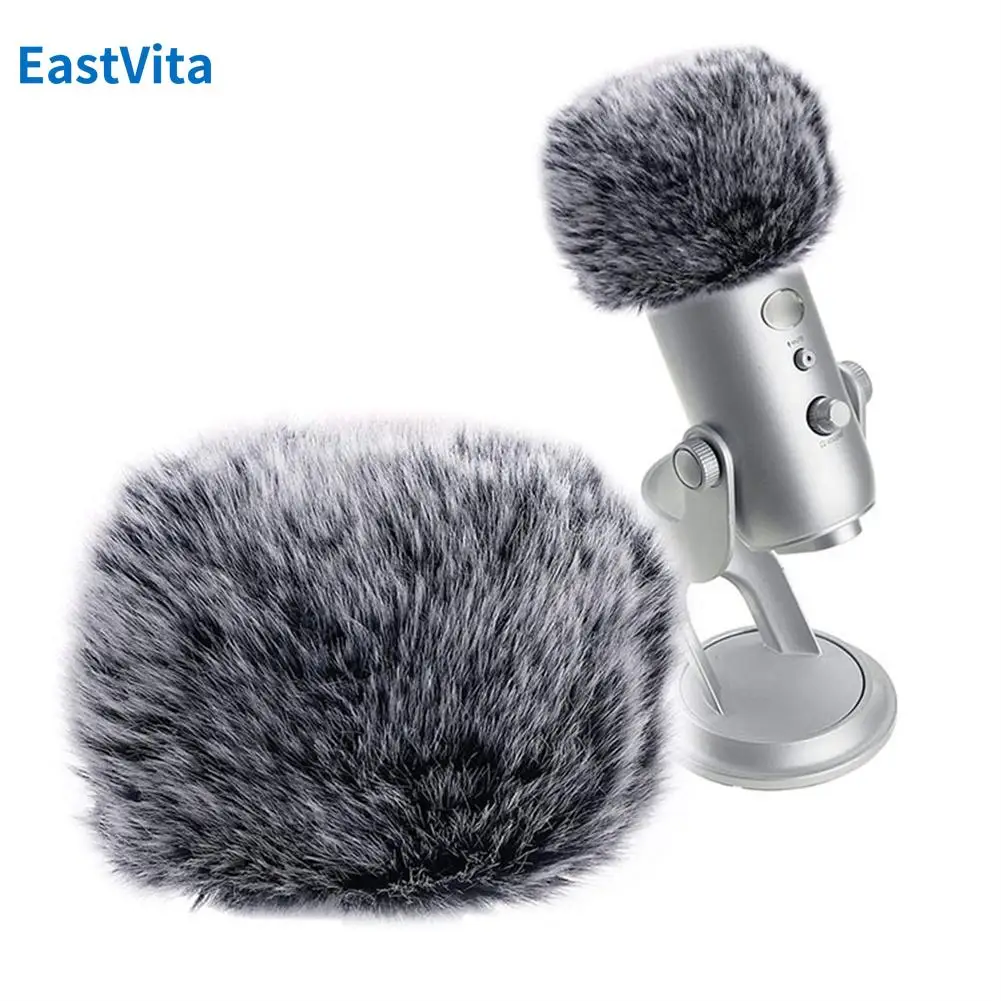 1PC-Plush-Microphone-Cover-Windscreen-Sleeve-Recording-Studio-Equipment ...