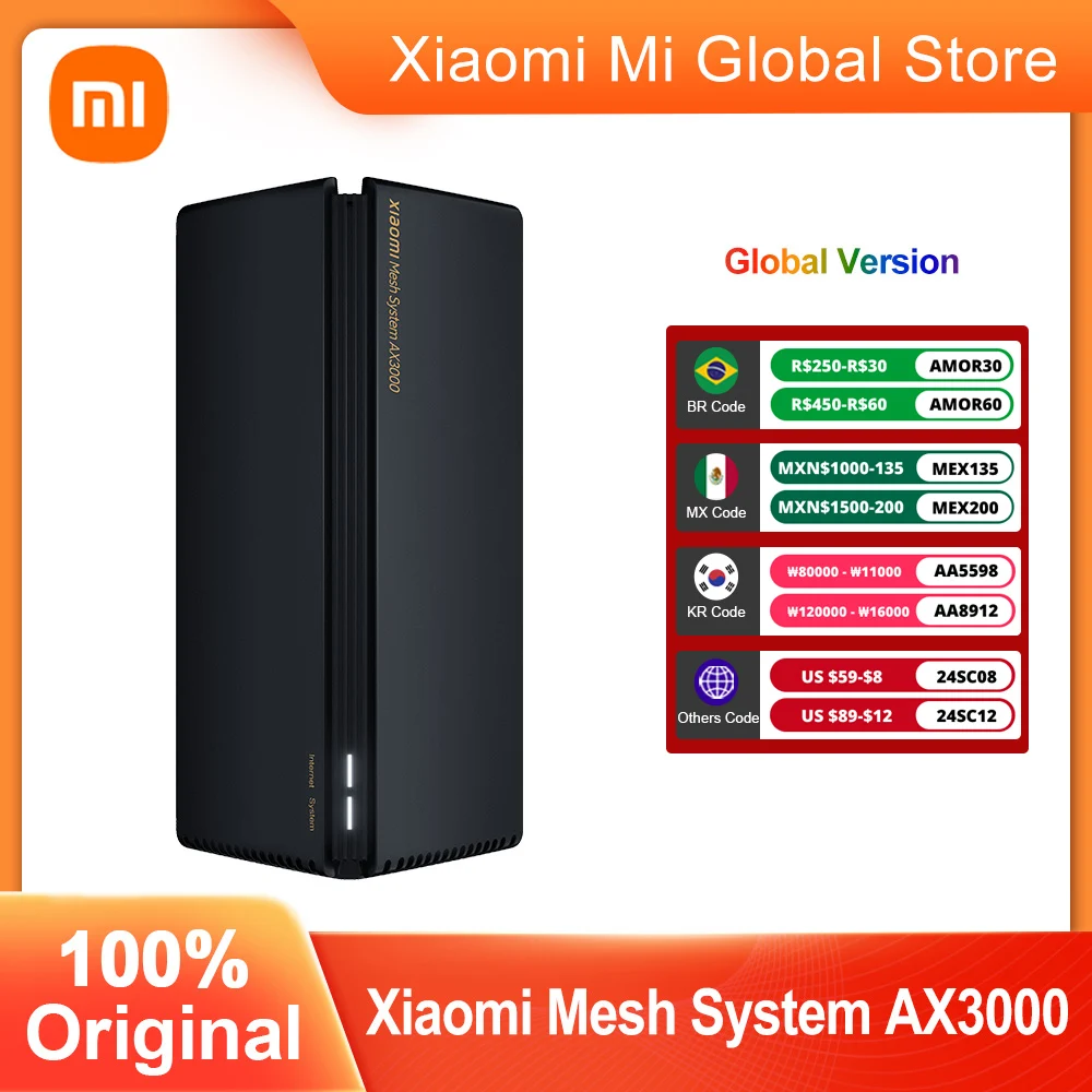 Xiaomi-Router-AX3000-2-Pack-Full-Gigabit-WiFi-6-5G-WiFi-Repeater-Home ...