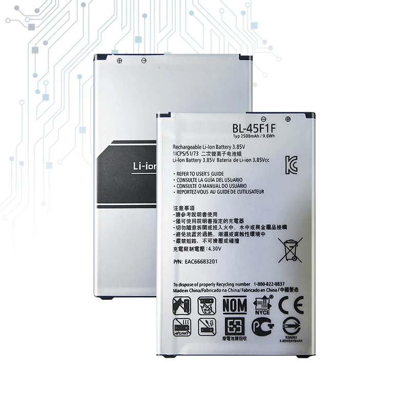 2410mAh-Replacement-Battery-BL-45F1F-For-LG-K4-2017-M160-for-lg-Aristo ...