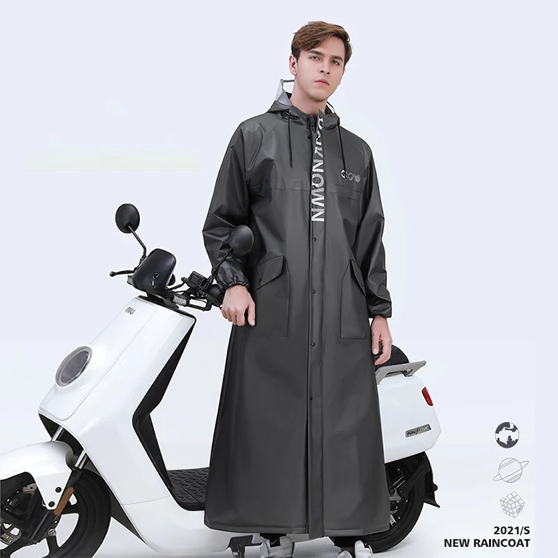 Raincoat Summer Long Full Body Rainproof Veículo Elétrico Único ...