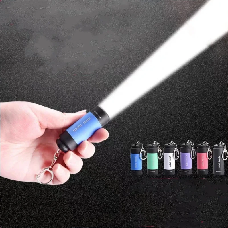 LED-Micro-Pocket-Flashlight-Portable-USB-Rechargeable-Keychain ...