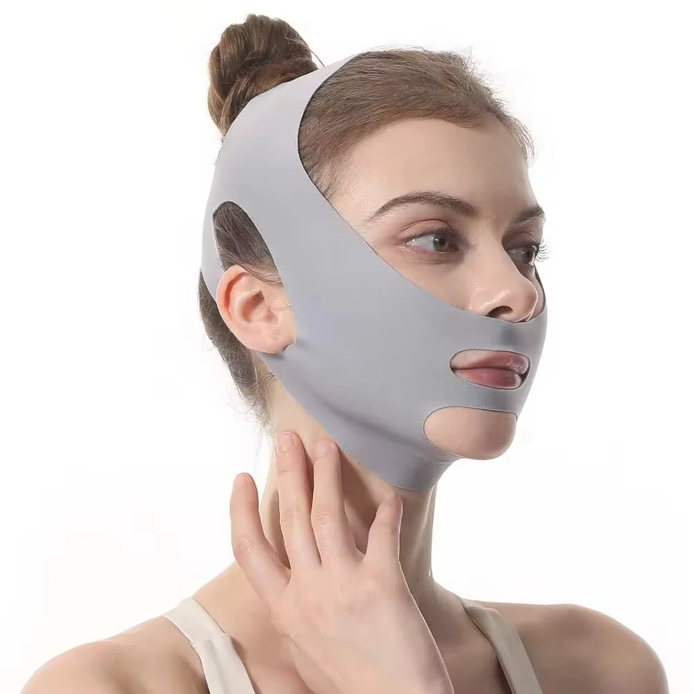 Face Lifter V-Line Lifting Chin Strap, Overnight Face Tightening Band ...