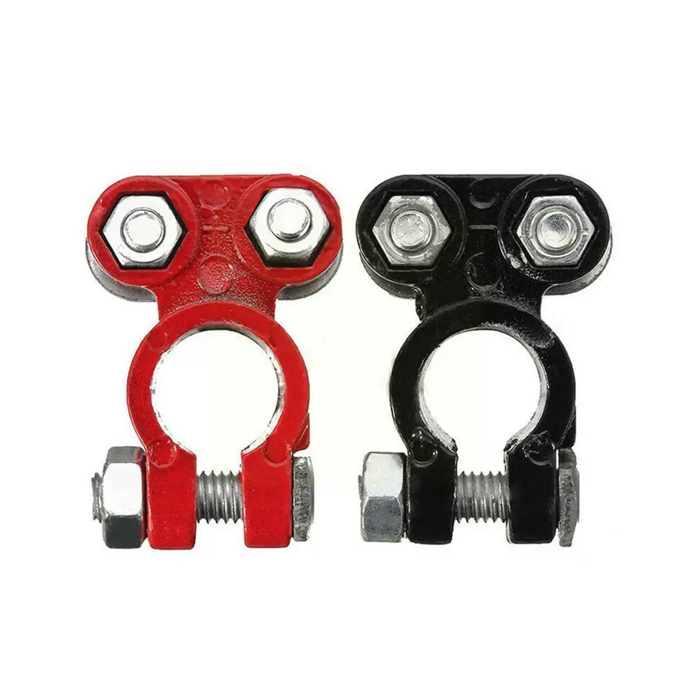 1-Pair-Automotive-Car-Boat-Truck-Battery-Terminal-Clamp-Clip-Aluminum ...