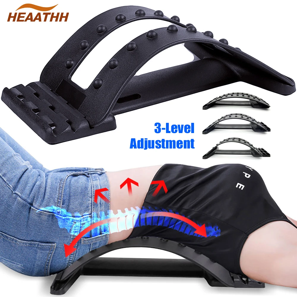 Adjustment-Back-Stretching-Massager-Multi-Level-Lumbar-Spinal-Support ...