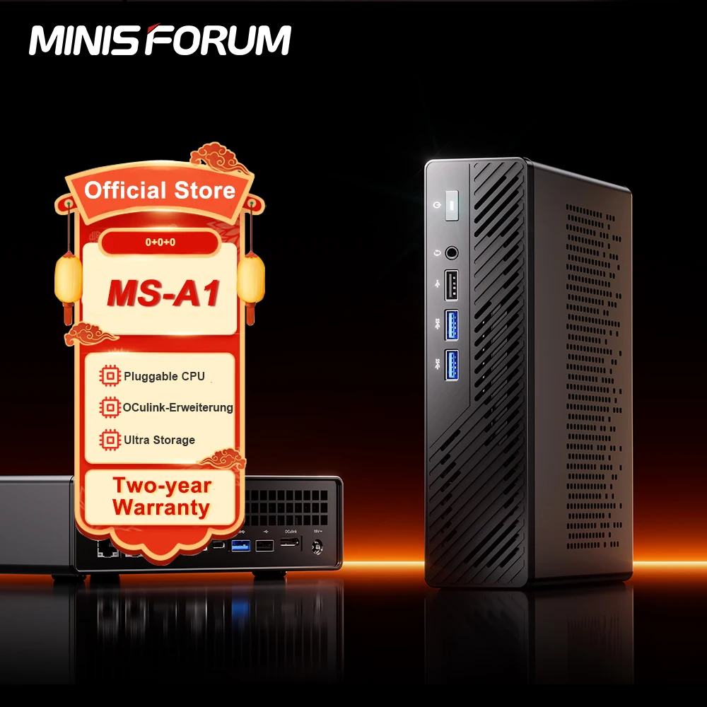 MINISFORUM-MS-A1-Mini-PC-Barebones-Mini-Desktop-Computer-No-CPU-RAM-SSD ...