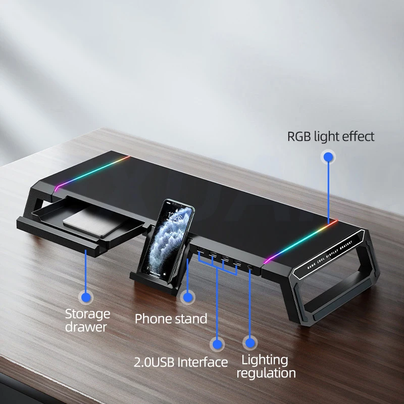 T1-Computer-Monitor-Lifting-Stand-Multi-function-Stand-Bi-Fold-Computer ...