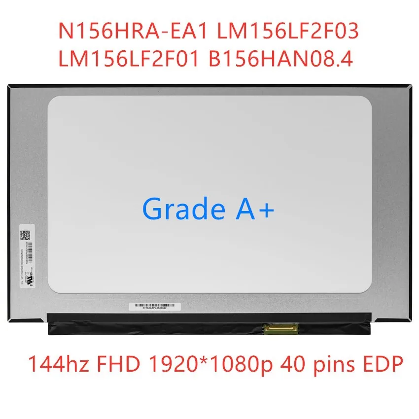 15.6 IPS 144Hz Laptop LCD Screen N156HRA-EA1 LM156LF2F01 LM156LF2F03 ...