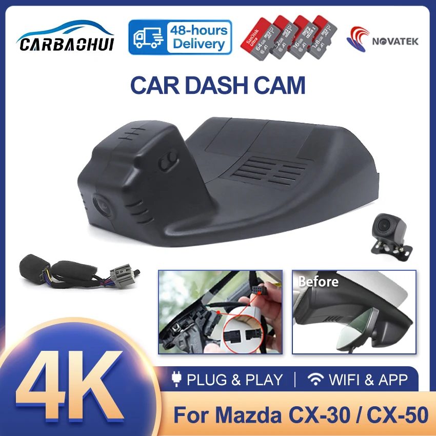 Plug-and-play-4K-Hidden-Wifi-Car-DVR-Dash-Cam-Camera-Video-Recorder ...