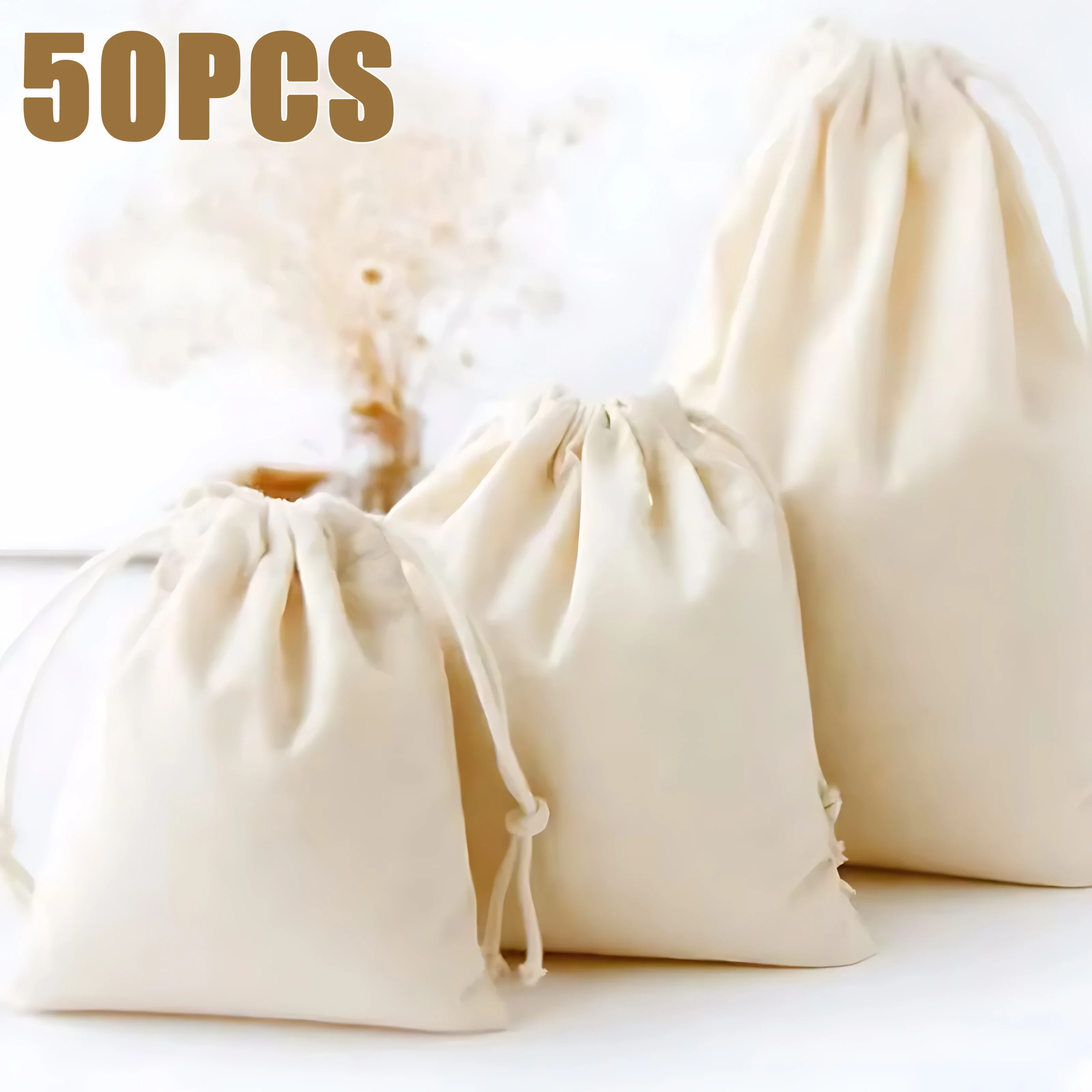 Cotton-drawstring-storage-bag-spice-tea-drawstring-bag-Christmas ...