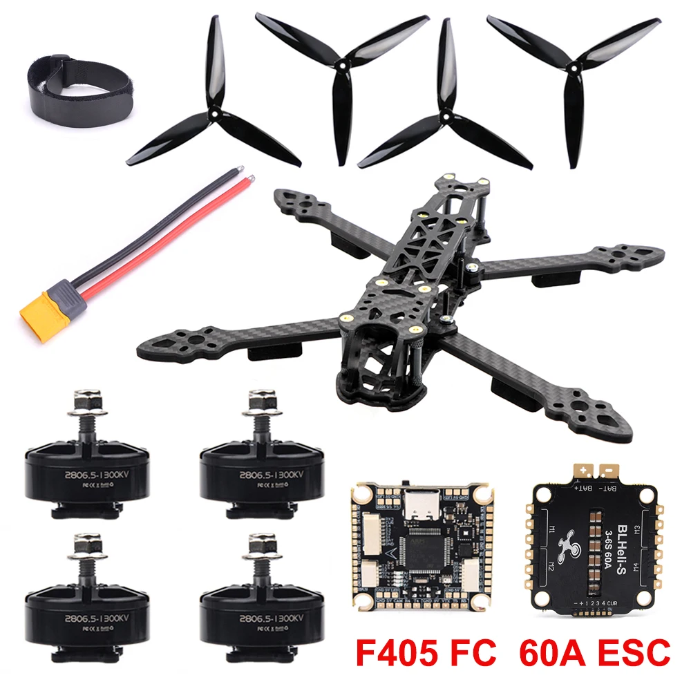 Mark4-7inch-295mm-Carbon-Fiber-Frame-F4-F405-Flight-Controller-60A-ESC ...