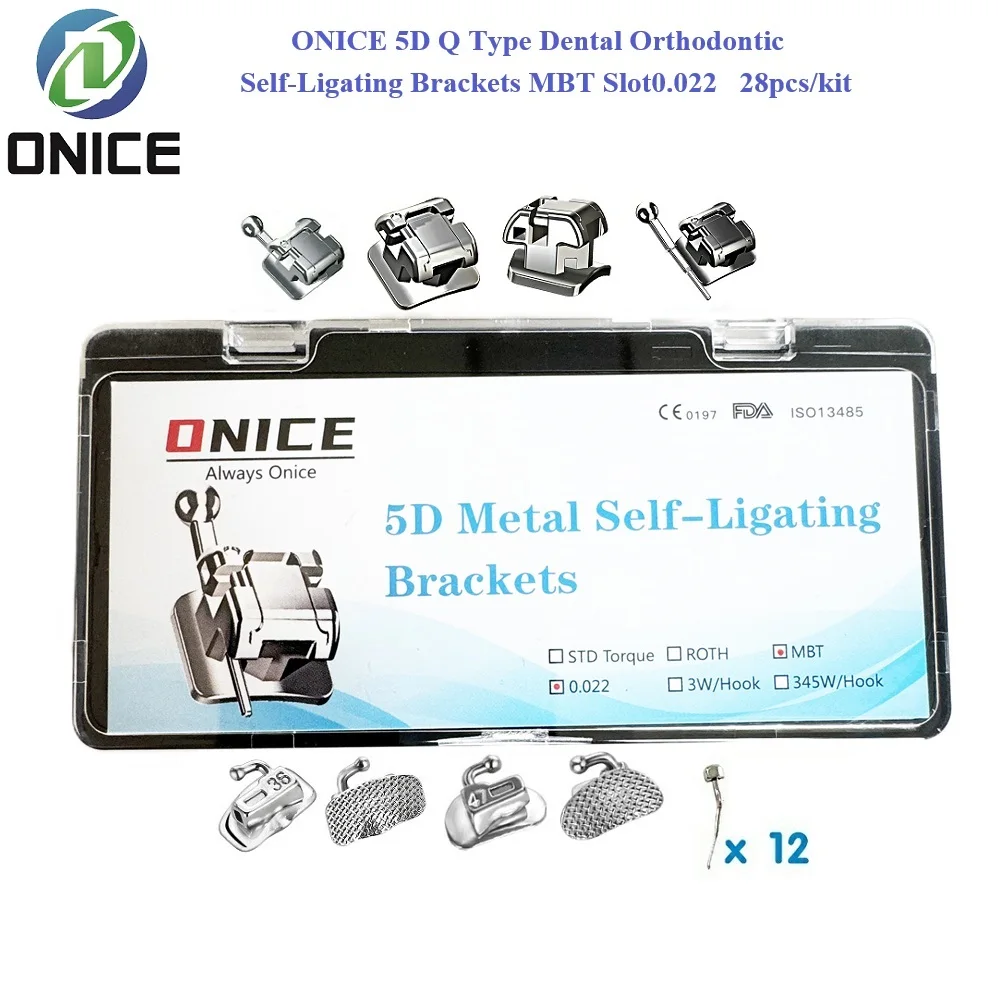 ONICE-5D-Orthodontic-Self-Ligating-Braces-MBT22-Dental-Orthodontic-Self ...