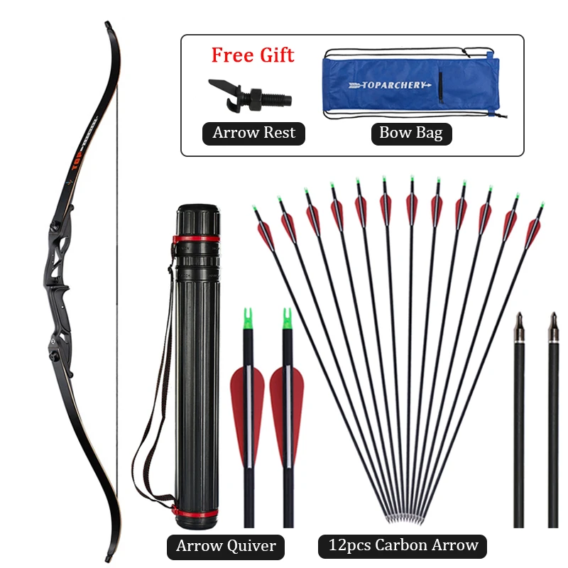 Toparchery Recurve Bow and Arrow Set for Adults – OUTFITTERS PURSUIT