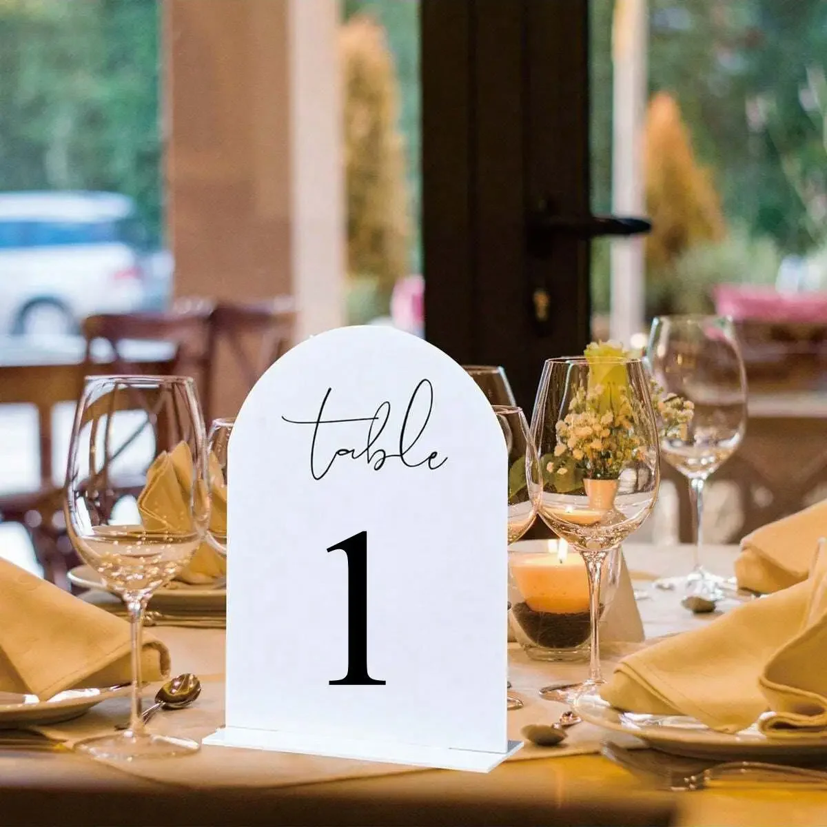 Wedding-Table-Number-Plate-1-60-NumbersHotel-Banquet-Hall-Table ...
