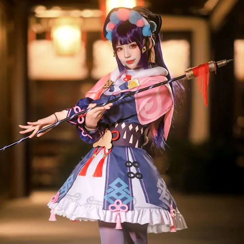 Game Genshin Impact YunJin Cosplay Costume Anime Chinese Opera Outfit ...