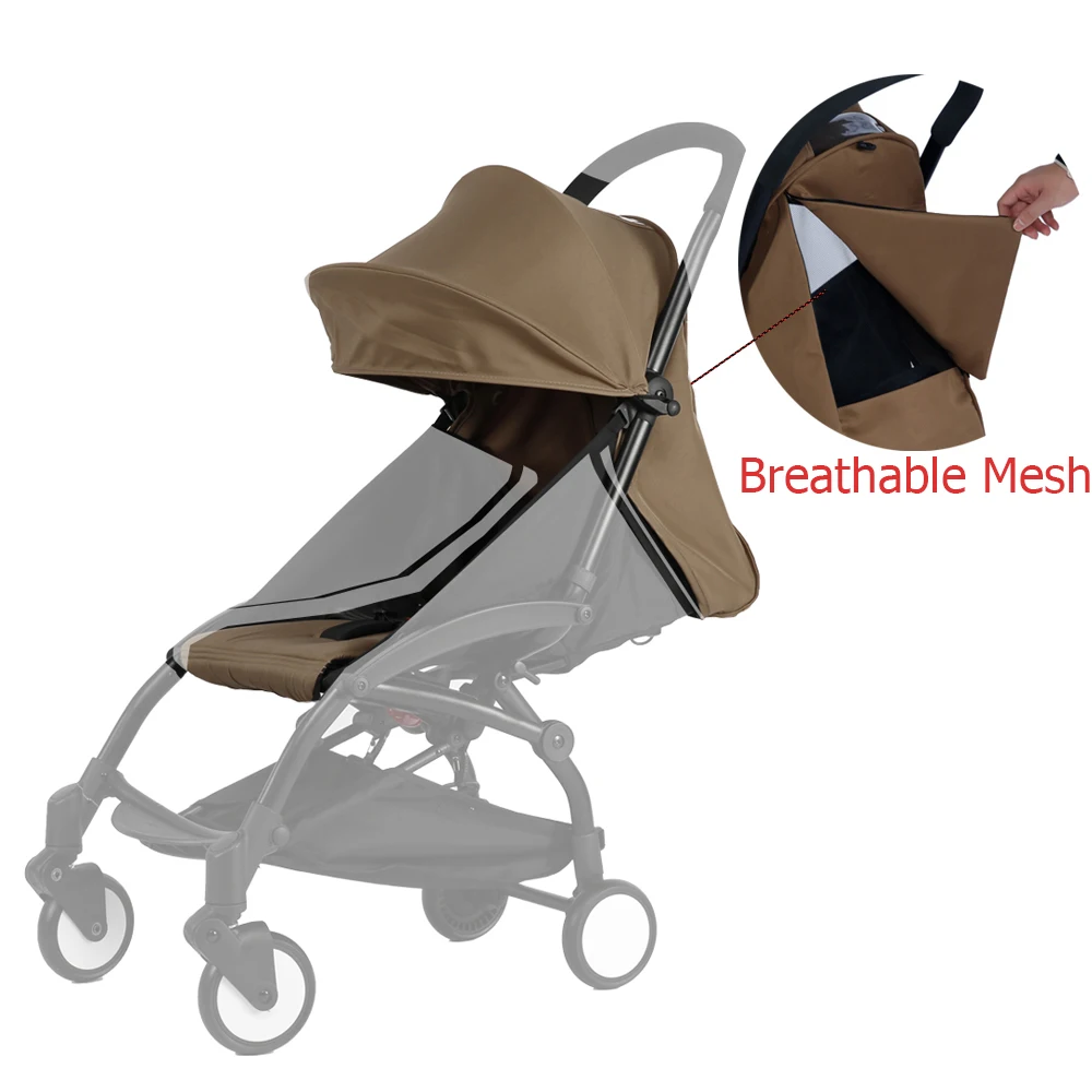 New-2pcs-Set-Stroller-Hood-Seat-Liner-For-Yoyo-175-Canopy-Cover-With ...