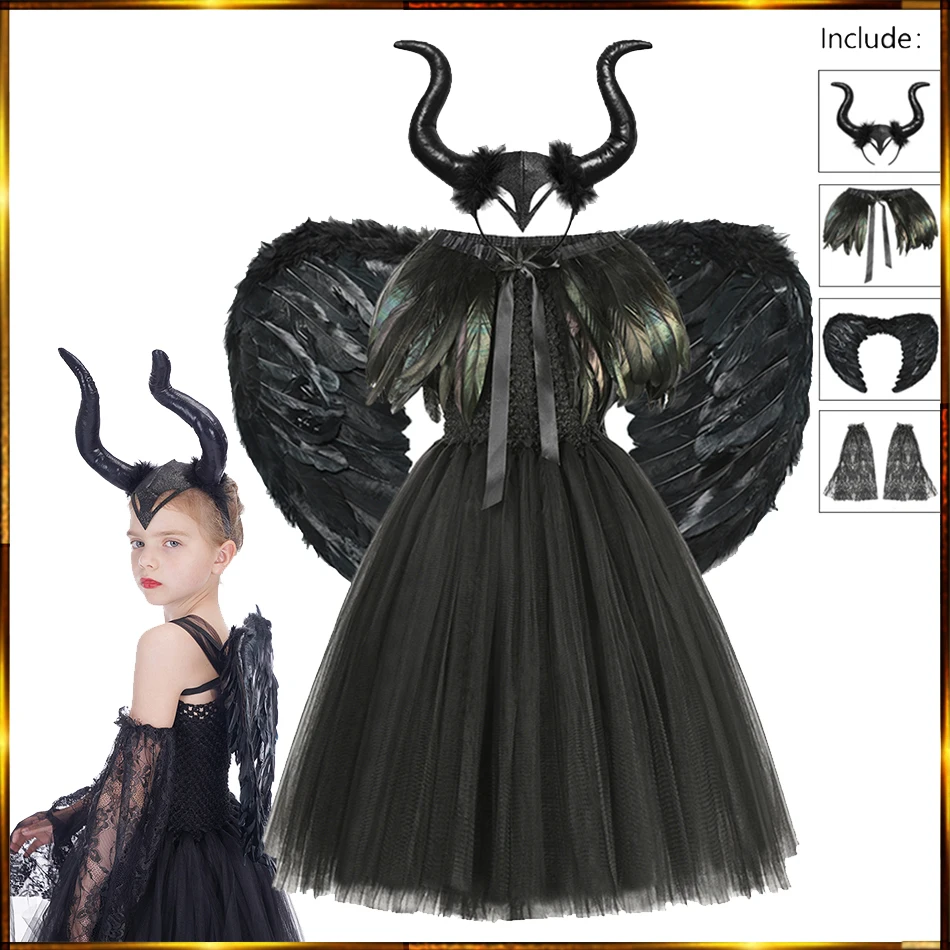 Maleficent Costume For 8 Years