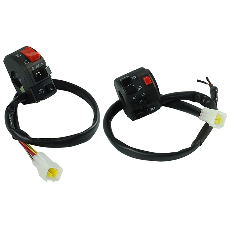 22Mm-Motorcycle-Switches-Horn-Button-Turn-Signal-Switch-Electric-Fog ...