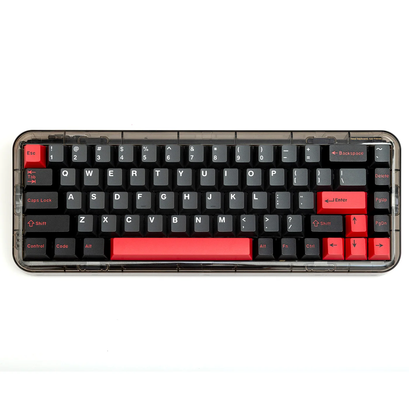 172 Keys/set GMK Evil Dolch Black Red Keycap ABS Double Shot Keycaps ...