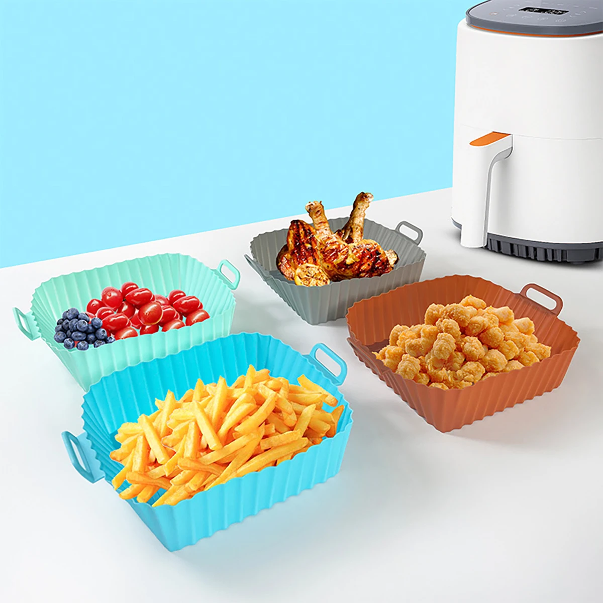 Reusable Silicone Air Fryer Liners – Chef Choice Depot