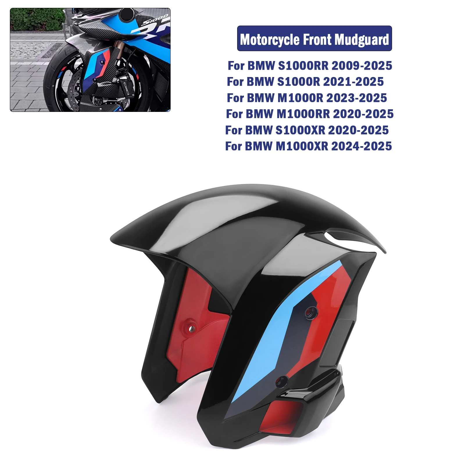 ABS Carbon Fiber Front Fender Fairing For BMW M1000RR M1000R S1000RR ...