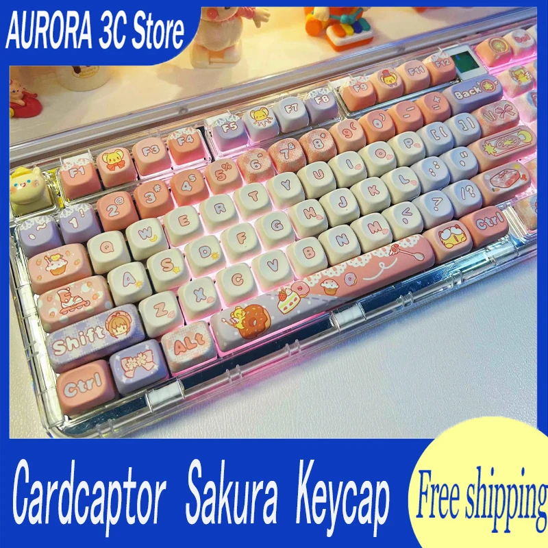 Cardcaptor-Sakura-Keycap-142-Keys-Moa-Cherry-Pbt-Sublimation-Anime ...