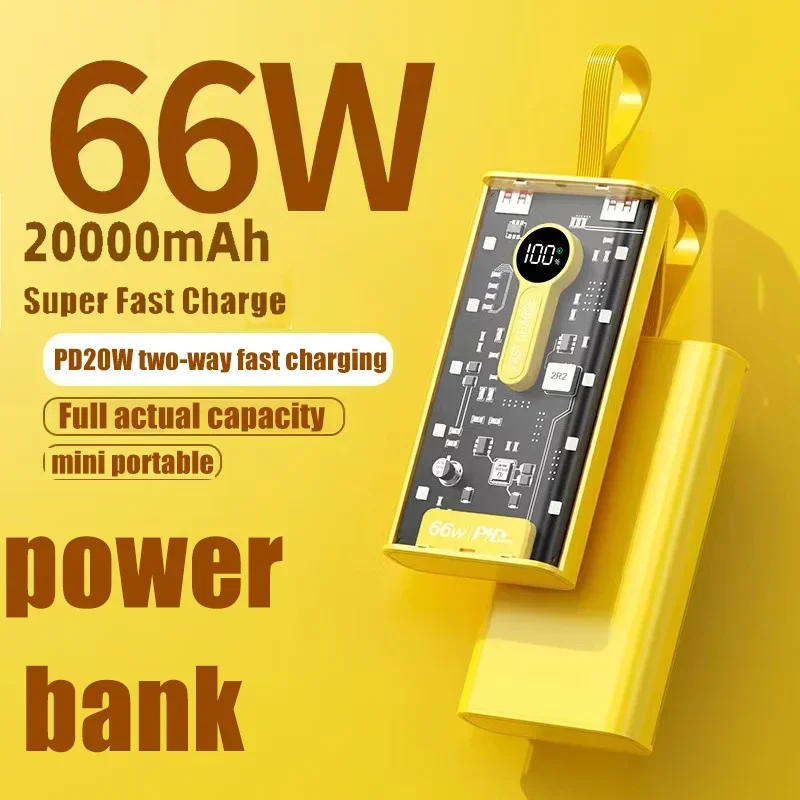 20000mAh-Power-Bank-Portable-USB-C-PD20W-Fast-Charging-External-Battery ...