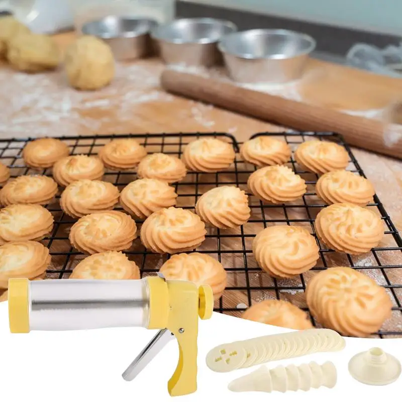 Cookie Press For Baking Handmade Biscuit Maker Tool Cookie Maker Tool ...