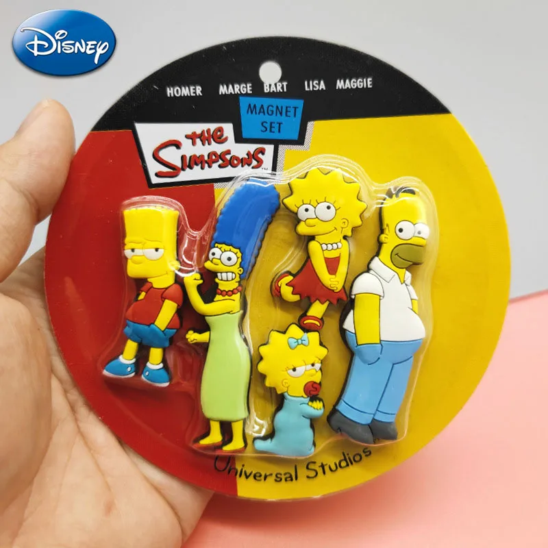 Disney-The-Simpsons-Fridge-Magnets-Homer-Bart-PVC-Refrigerator-Magnet ...