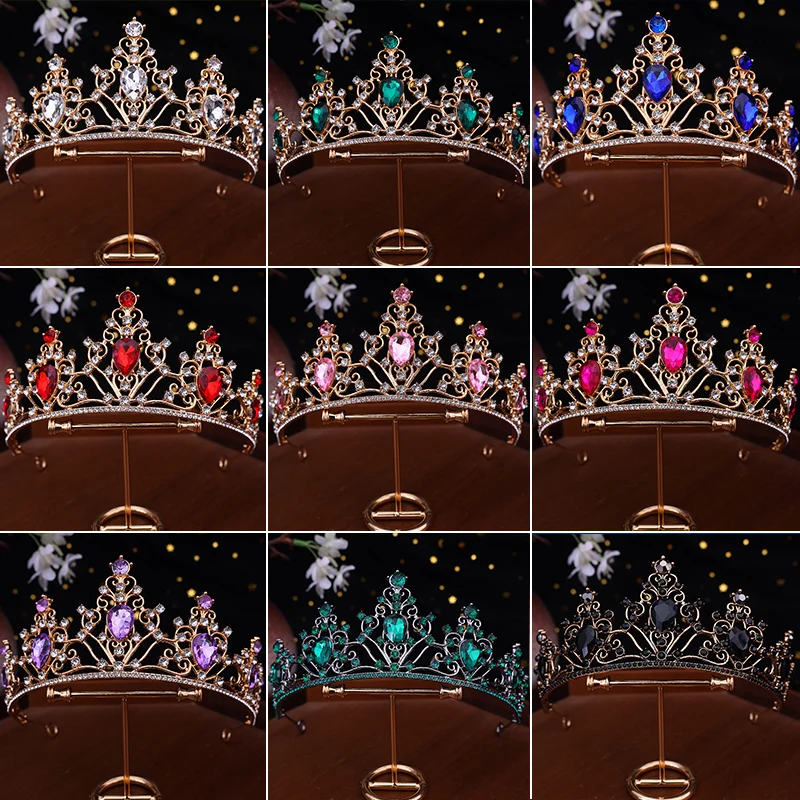 1PC-Glamorous-Rhinestone-Crown-Bridal-Headpiece-Shiny-Wedding-Gown ...