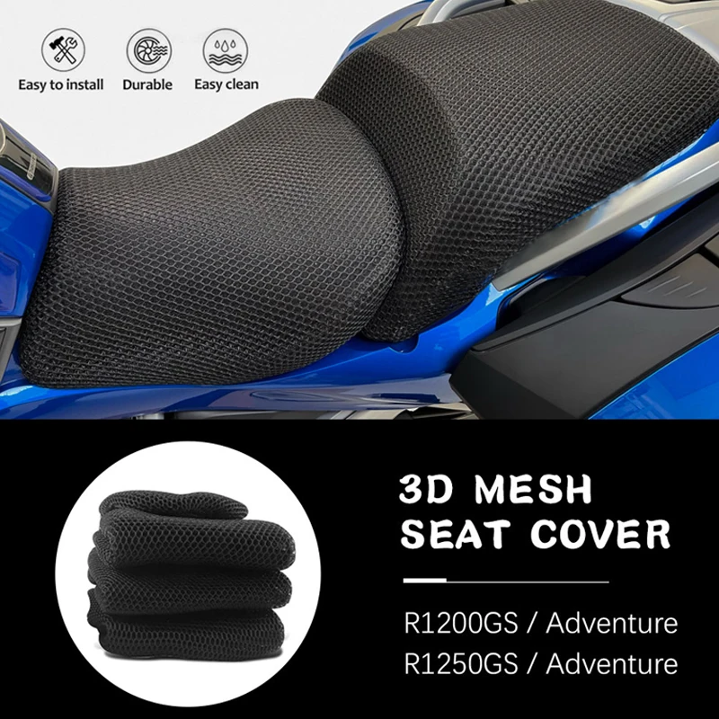 Motorcycle-Anti-Slip-3D-Mesh-Fabric-Seat-Cover-Breathable-Waterproof ...