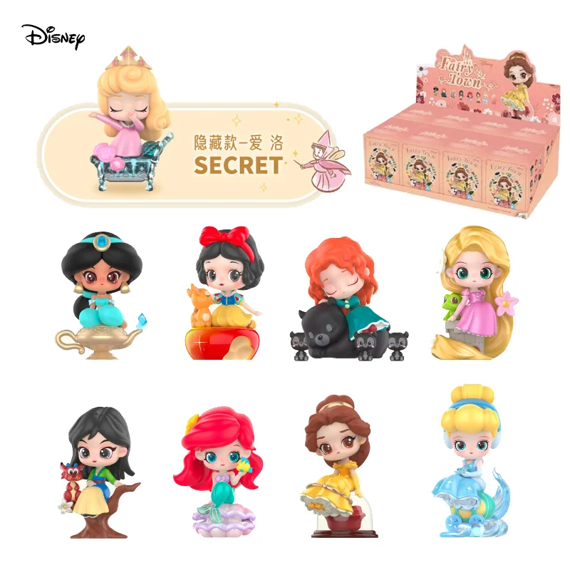 Genuine Disney Princess Series Mystery Box Fairy Tale Town surprise Blind Box Trend Toys Girl ...