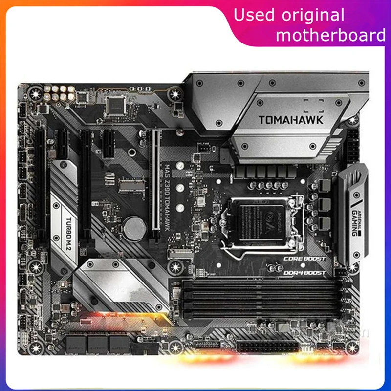 Used-LGA-1151-For-Intel-Z390-MAG-Z390-TOMAHAWK-Computer-USB3-0-SATA3 ...