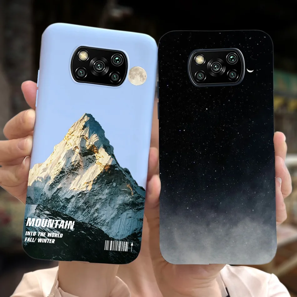 For-Xiaomi-Poco-X3-NFC-Phone-Case-Stylish-Candy-Color-Soft-Silicone-TPU ...