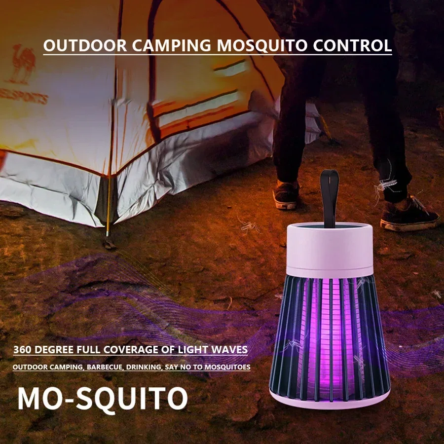 Electric Shock Bug Zapper Mosquito Killer Lamp Repellent UV Light Anti ...