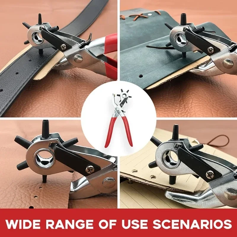 Leather-Hole-Punch-Leather-Belt-Holes-Punch-Plier-Multifunctional ...