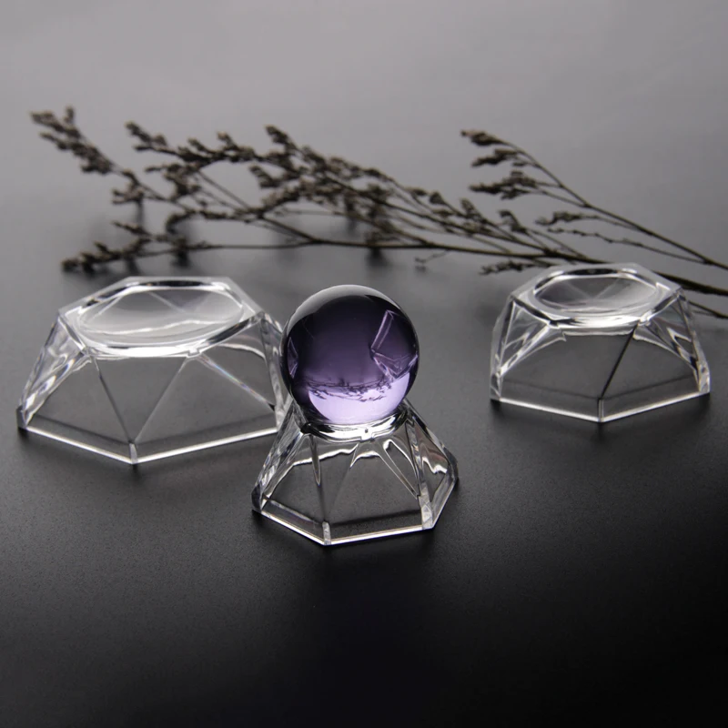 5pcs Fashion Durable Boutique Acrylic Display Stand Glass Ball Stand ...